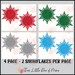 Snowflake Photo Keepsake Printable DIY Craft Winter - Etsy