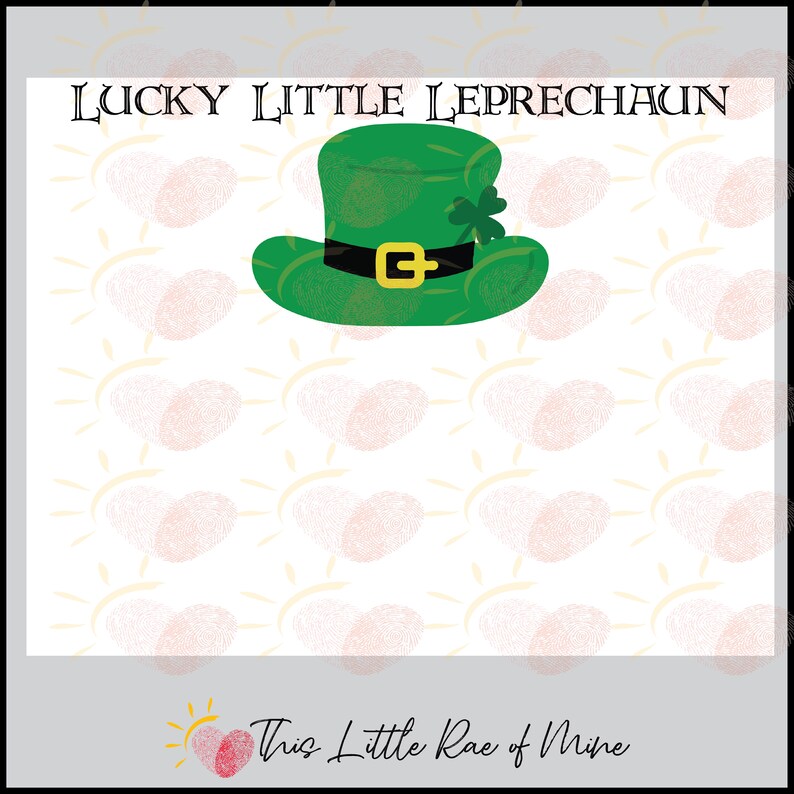 Lucky Little Leprechaun - St Patrick's Day - Handprint Art - Photo ...