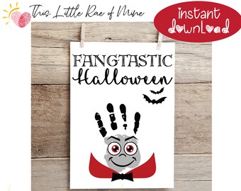 September Apple Handprint Art Keepsake Printable DIY Kid Craft School ...