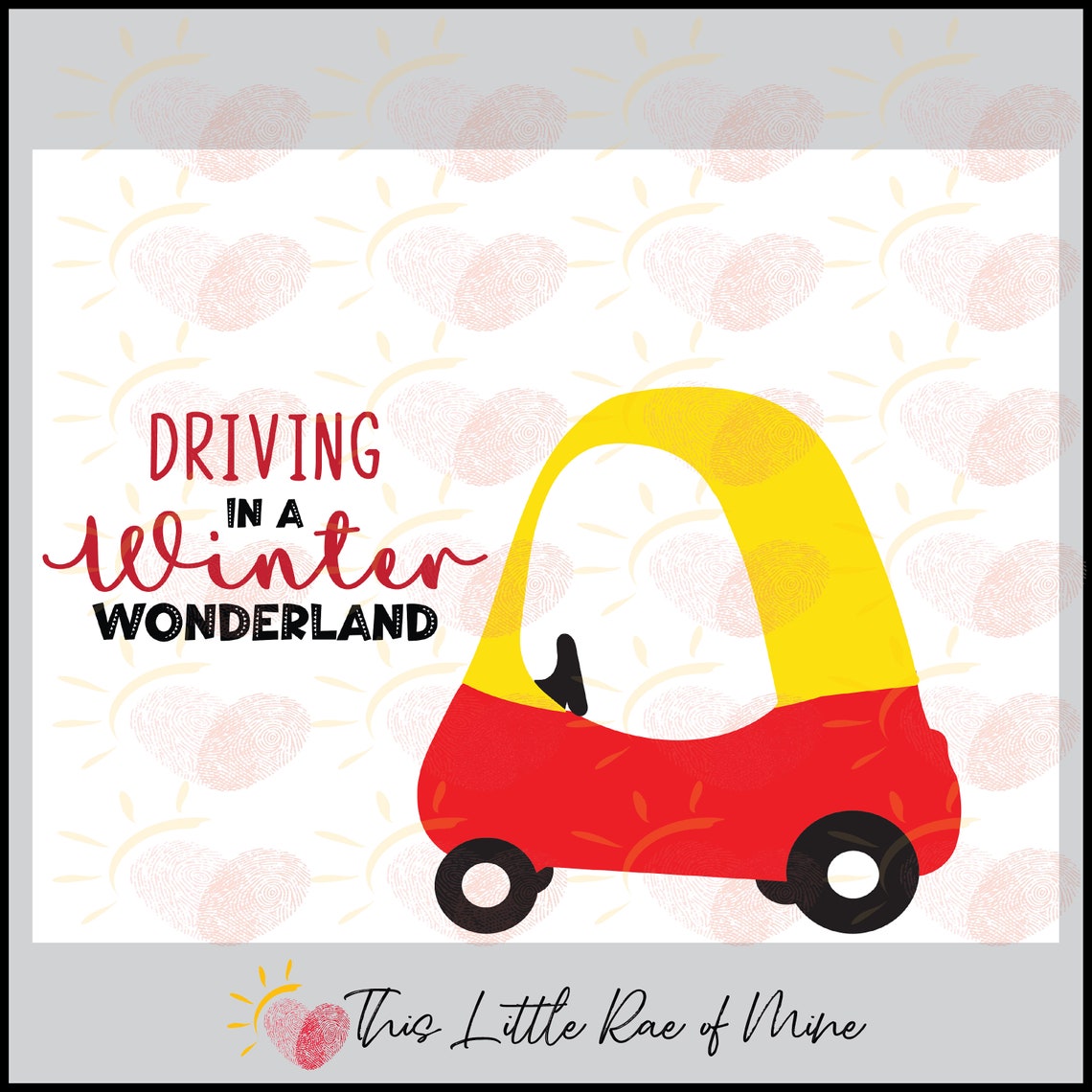 Driving in a Winter Wonderland - Footprint - Tree - Christmas - Car ...