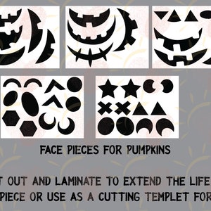 Jack-o-lantern Face Making - Pumpkin Matching Game - Halloween ...