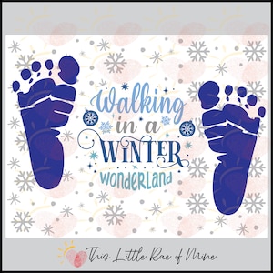 Walking in a Winter Wonderland - Snow - Christmas - Footprint ...