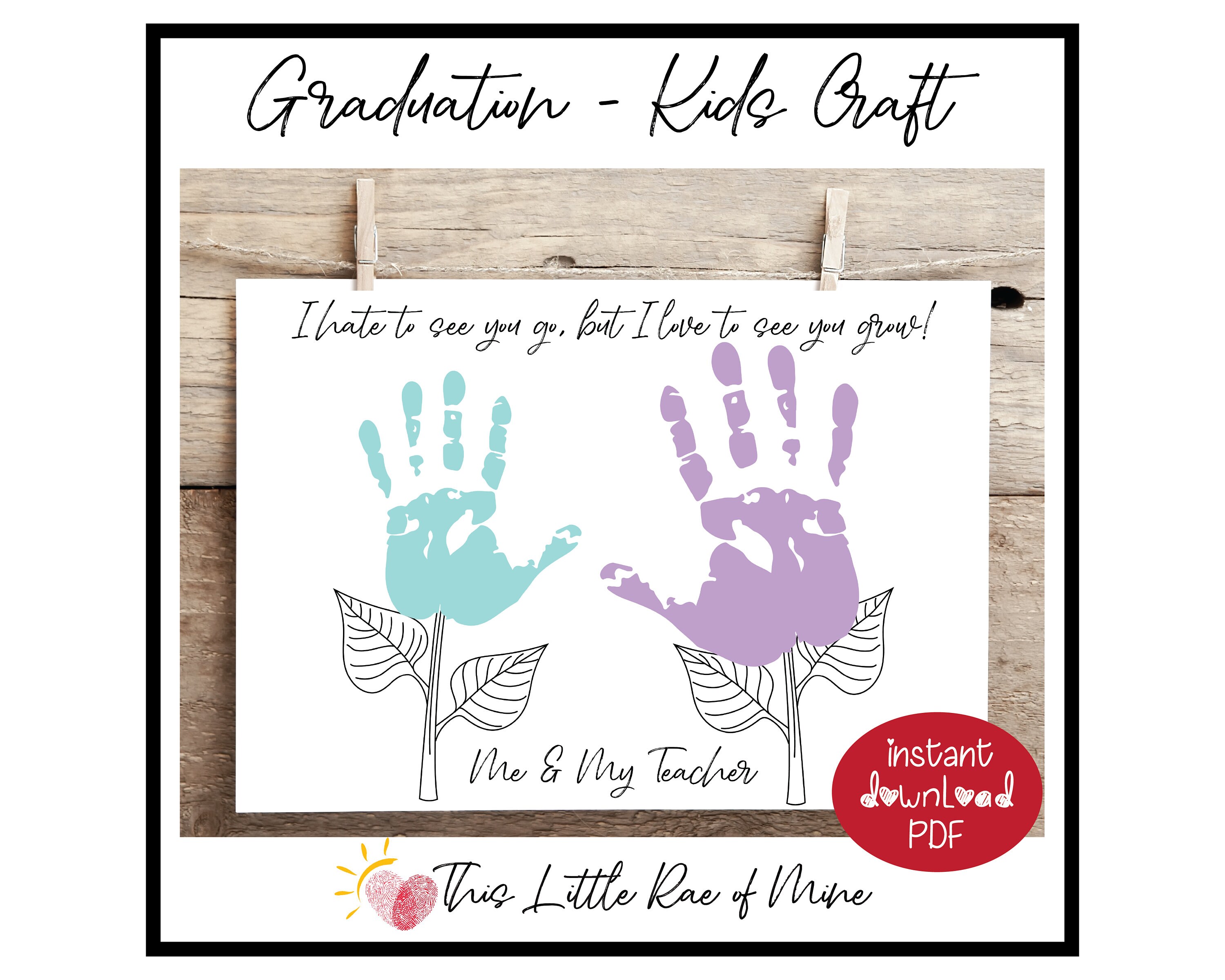 Me & My Teacher End of School Flowers Graduation Day - Etsy