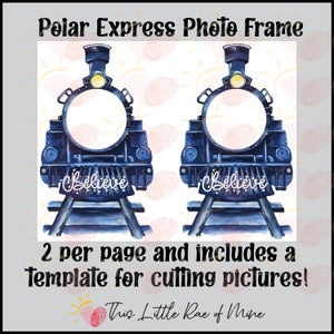 Polar Express Day - Photo - Ornament - Christmas Train - Keepsake ...