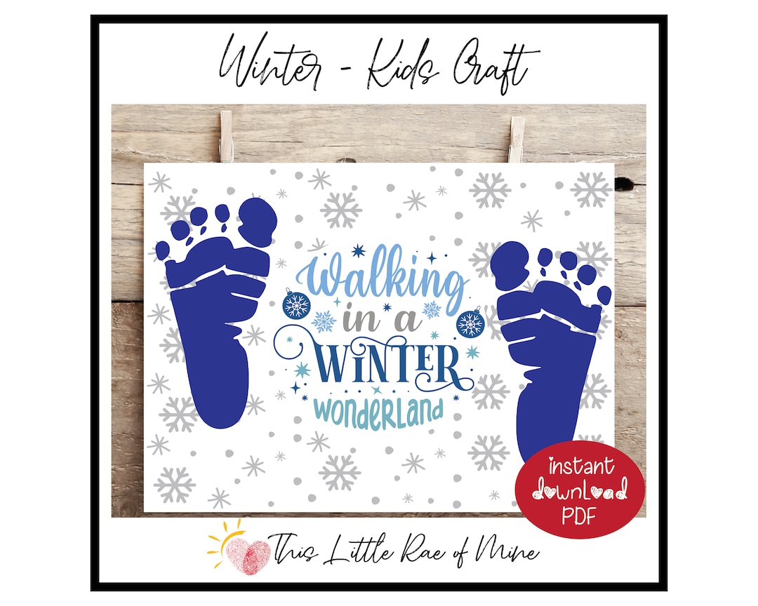 Walking in a Winter Wonderland - Snow - Christmas - Footprint ...