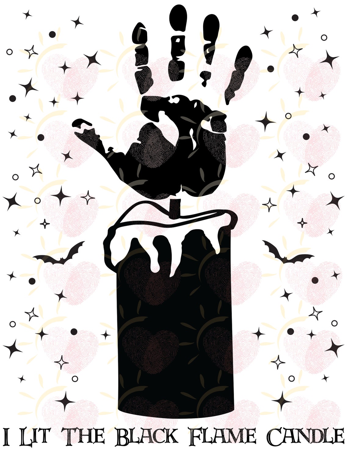 I Lit the Black Flame Candle Hocus Pocus Halloween - Etsy