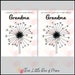 Grandma Wish Dandelion Mother's Day Birthday Fingerprint Art Printable ...