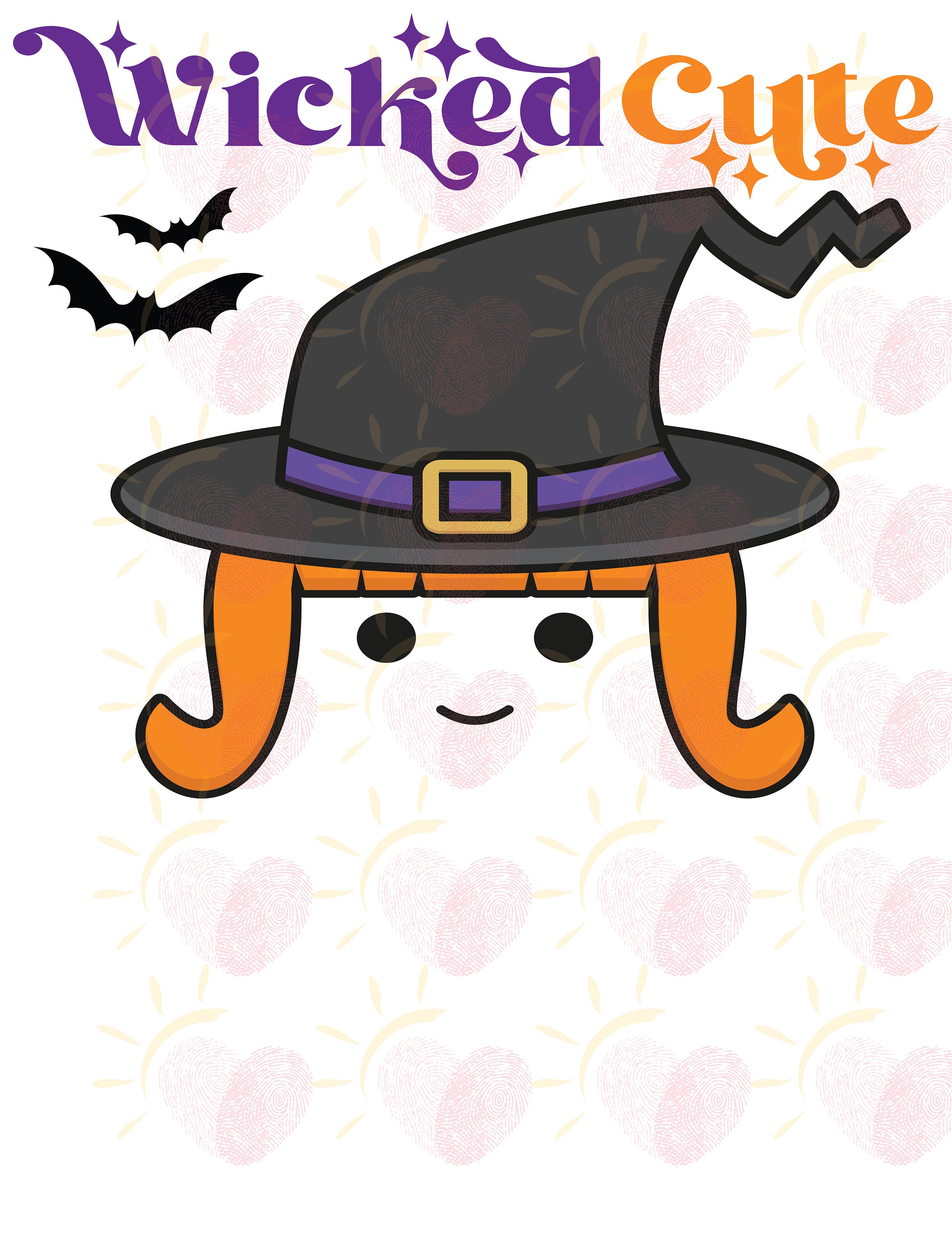 Wicked Cute Witch Happy Halloween Handprint October - Etsy