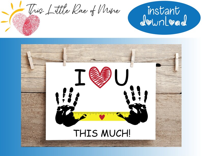 I Love You This Much Tape Measure Valentine's Day - Etsy