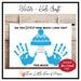 Do You SNOW How Much I Love You - Handprint Art - Photo - Keepsake ...