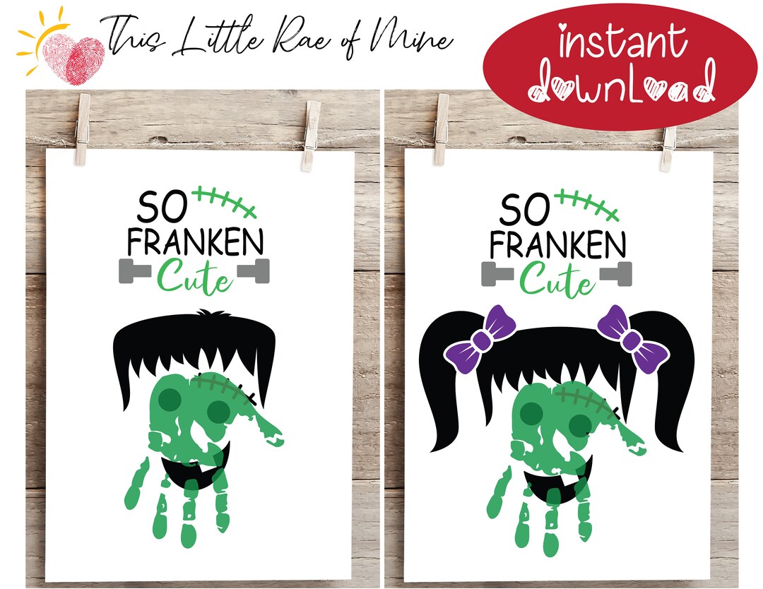 So Franken Cute Frankenstein Boy Girl Halloween - Etsy