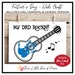 My Dad Rocks Grandpa You Rock Guitar Music Father's Day Printable ...