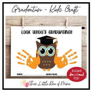 Owl - Graduation Day - Preschool - Prek Kindergarten – Keepsake – Sign ...
