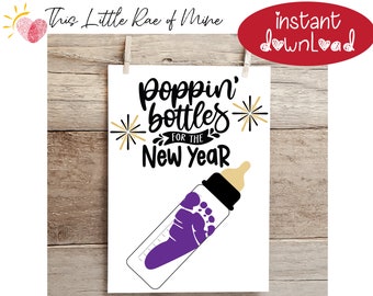 January Handprint Craft - Etsy