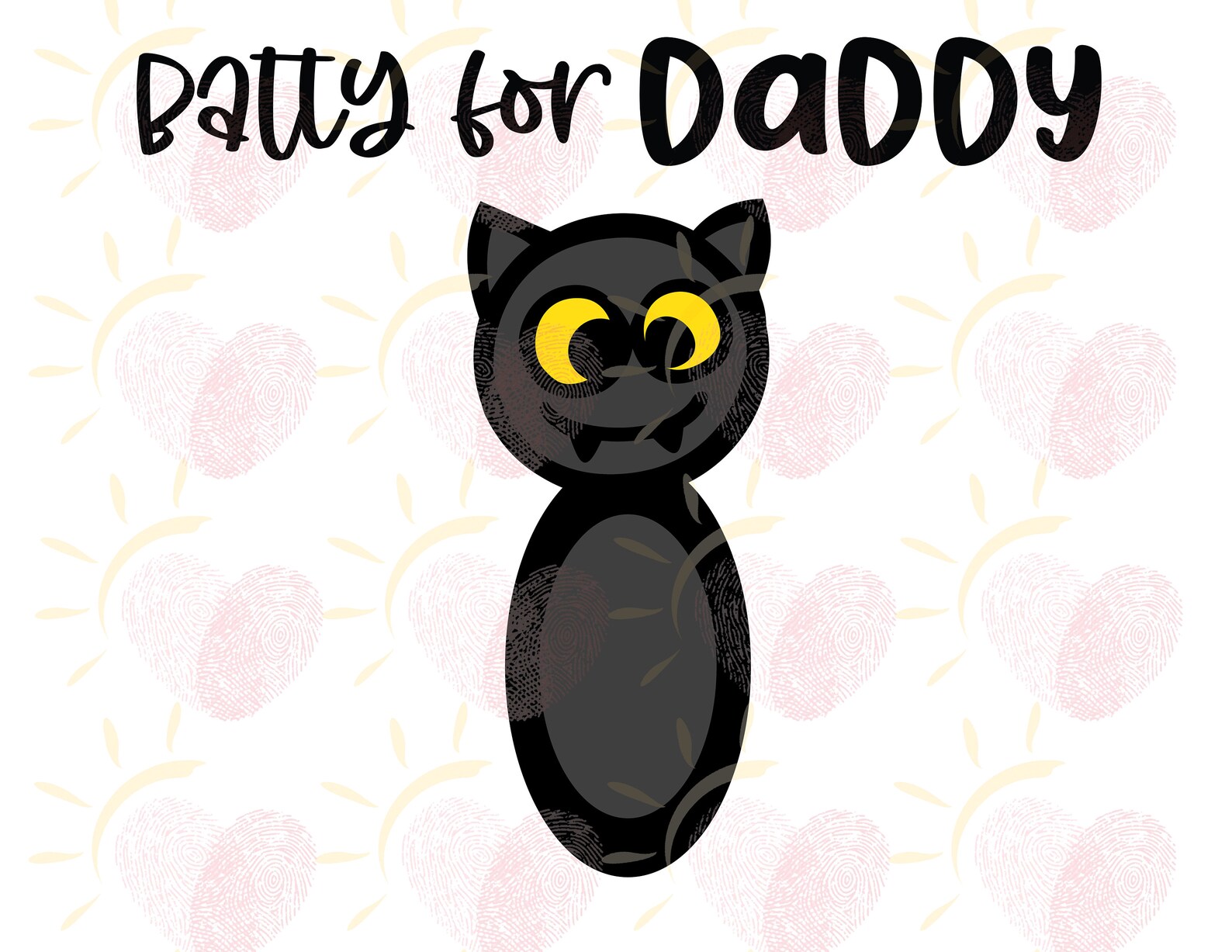 Batty for Daddy Bat Happy Halloween Handprint October - Etsy