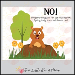 Groundhog Day Voting Spring Winter Printable Kids Activity School ...