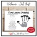 Five Little Spiders - Halloween - Poem - Handprint Art - Keepsake ...