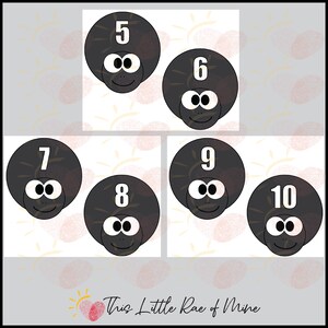 Spider - Counting Clip Cards - Numbers 1-10 - Halloween - Printable ...