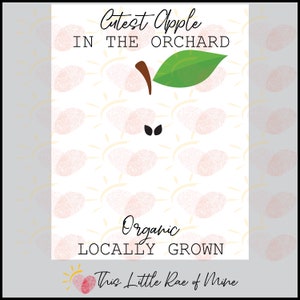 Cutest Apple in the Orchard - Fall - Handprint Art - Footprint Art ...