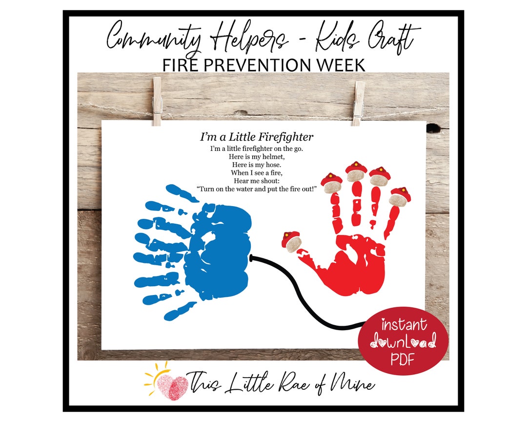 Little Firefighter - Fire Safety Prevention Week - Fire Dept ...