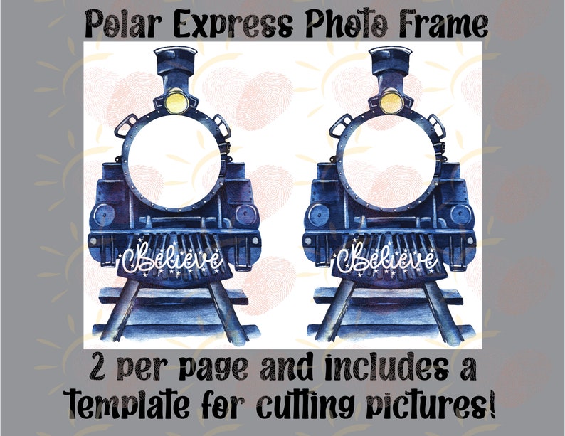 Polar Express Day Photo Ornament Christmas Train - Etsy