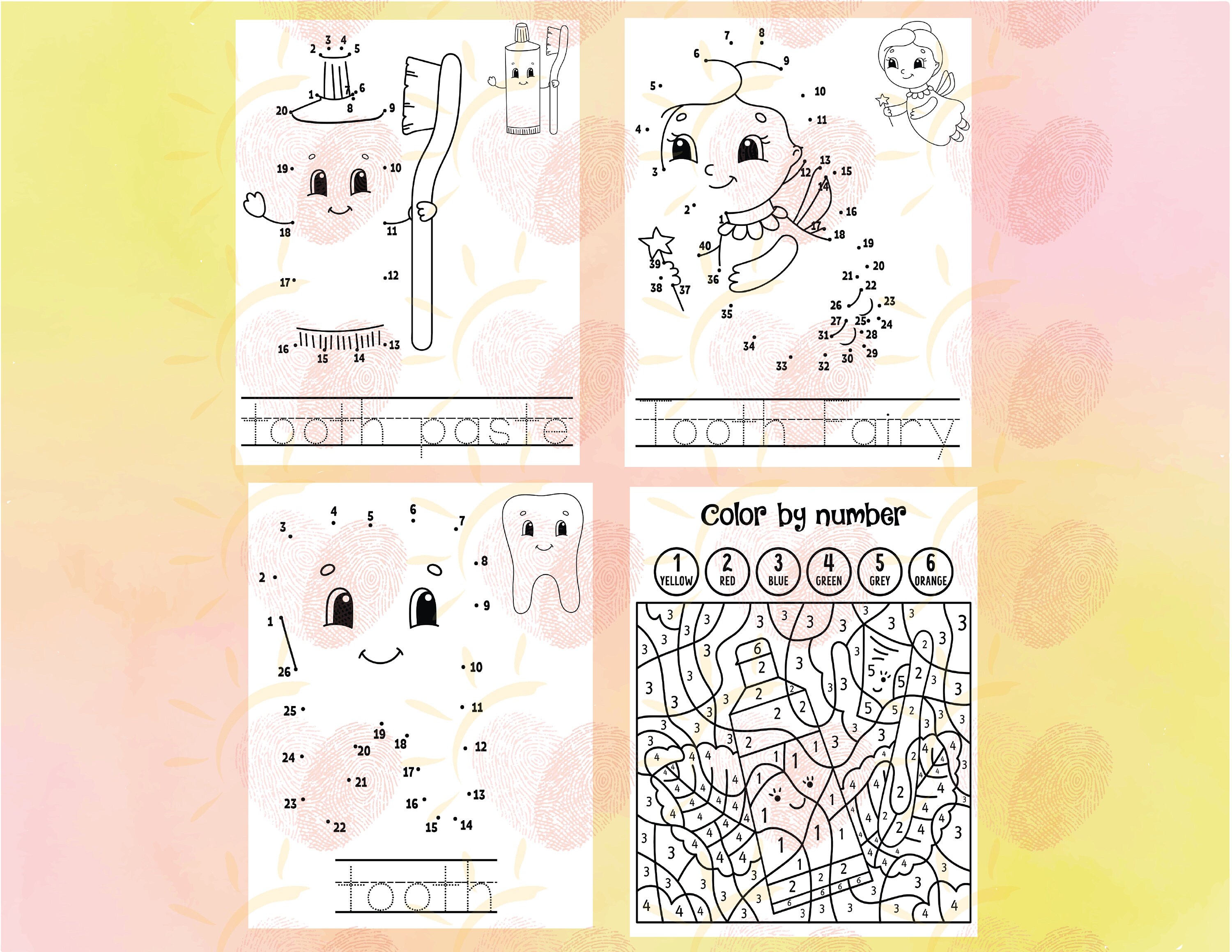 Tooth Tracker and Receipt - Tooth Fairy Certificate - Printable ...