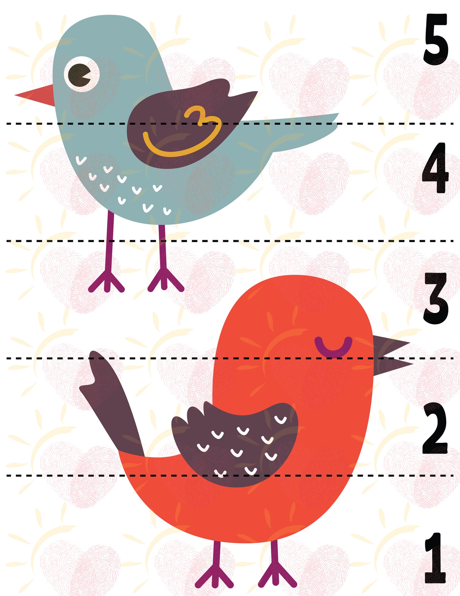 Spring Number Sequence Puzzle Printable Number Activity - Etsy