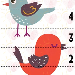 Spring Number Sequence Puzzle Printable Number Activity - Etsy