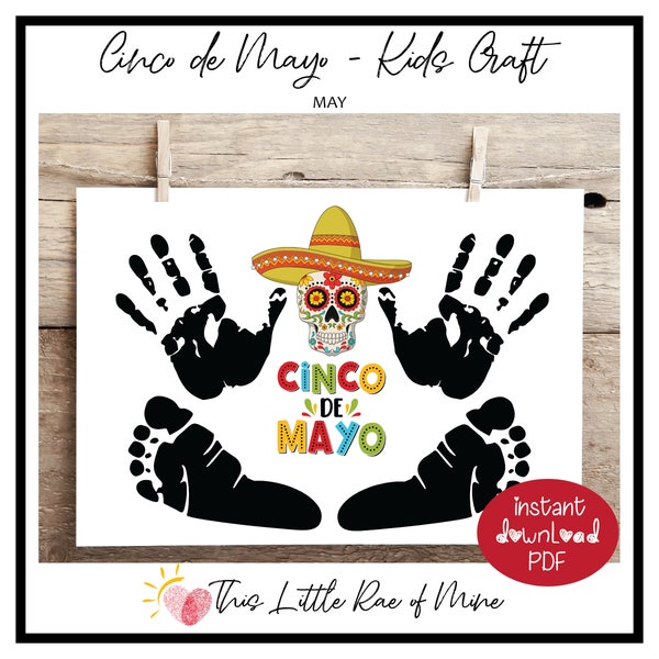 Cinco De Mayo Handprint Art - Etsy