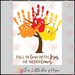 Fall in Love With Jesus - Leaves - Autumn - Handprint Art - Printable ...
