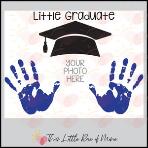 Little Graduate - Kindergarten - Preschool - Prek – Handprint Art ...