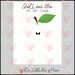 God Loves Me to My Core Apple Fall Handprint Art Printable Handprint ...