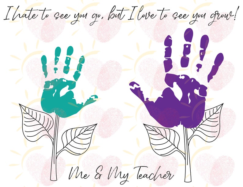 Me & My Teacher End of School Flowers Graduation Day - Etsy