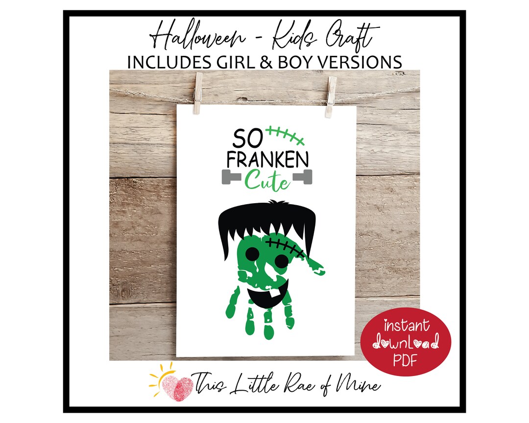 So Franken Cute - Frankenstein - Boy Girl - Halloween - October ...