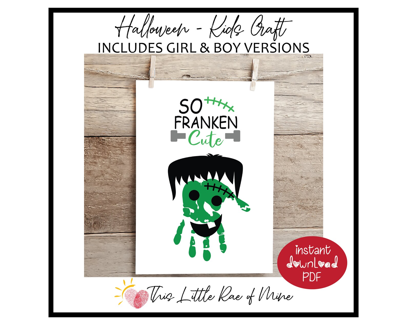 So Franken Cute Frankenstein Boy Girl Halloween - Etsy
