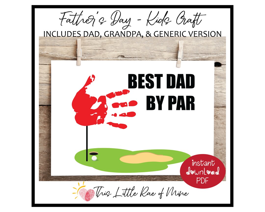 Best by Par - Golf - Father's Day - for Dad - Grandpa - Printable ...