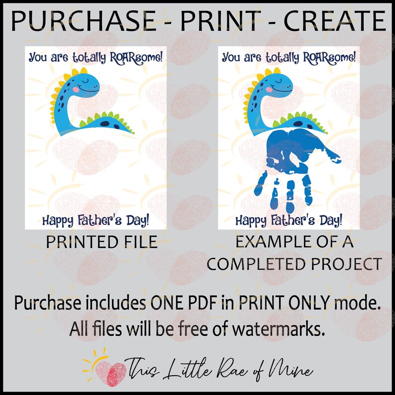 You Are Totally Roarsome Dinosaur Father's Day - Etsy