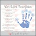 Five Little Snowflakes - Winter - Poem - Handprint Art Keepsake ...