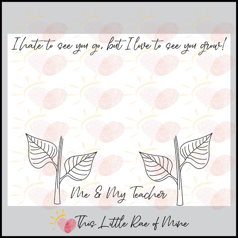 Me & My Teacher End of School Flowers Graduation Day - Etsy