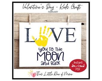 I'm Nuts About You Acorn Valentine's Day Printable Handprint Art ...