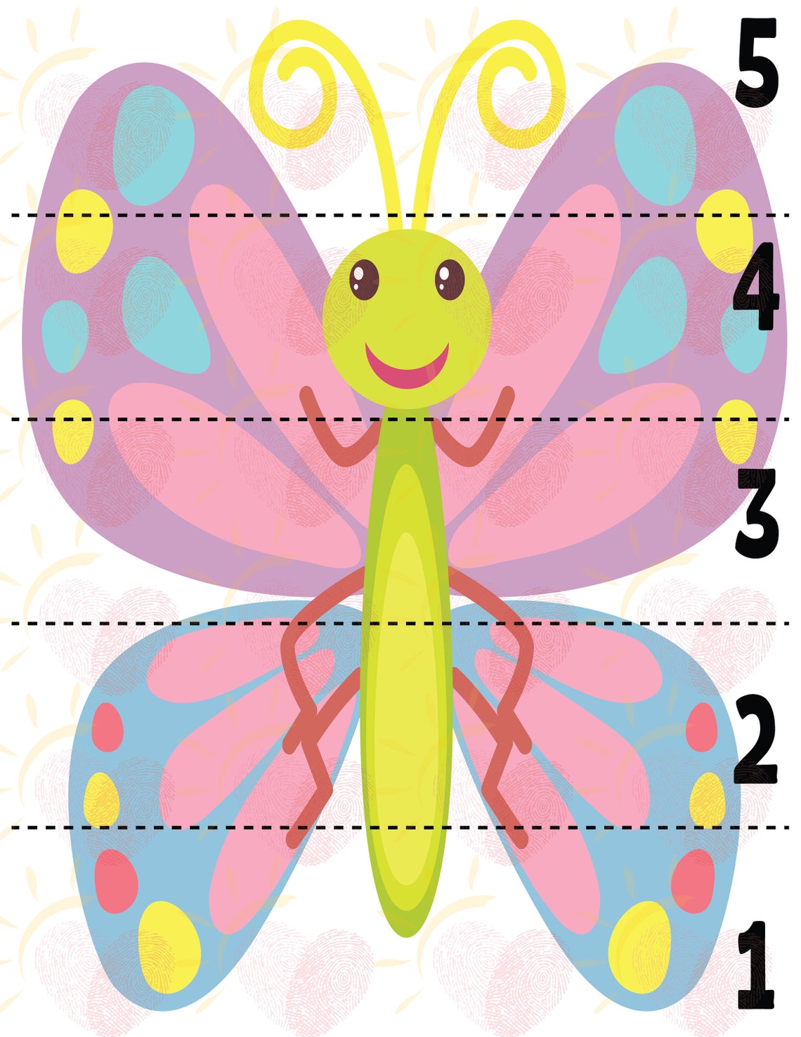 Spring Number Sequence Puzzle Printable Number Activity - Etsy