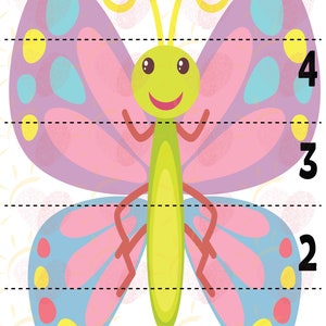 Spring Number Sequence Puzzle Printable Number Activity - Etsy