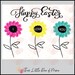 Happy Easter - I Love You - Flowers - Fingerprint Art - Keepsake ...