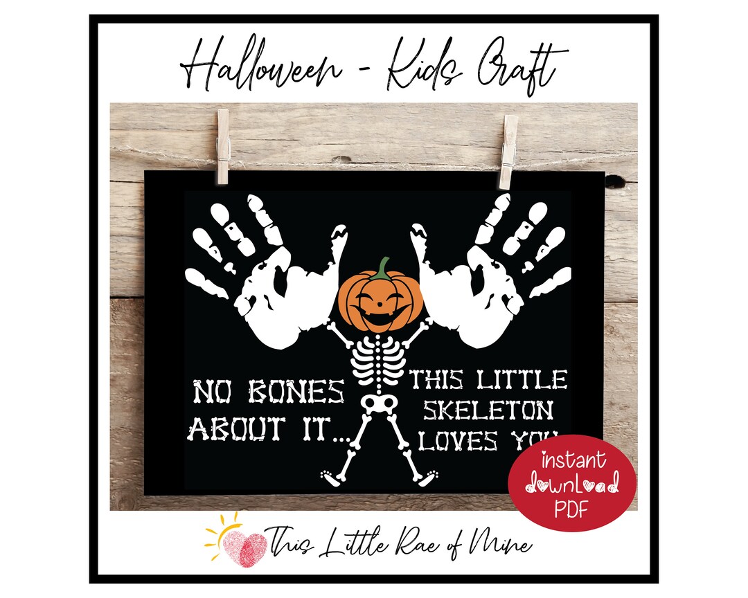 No Bones About It - This Little Skeleton Loves You - Halloween ...