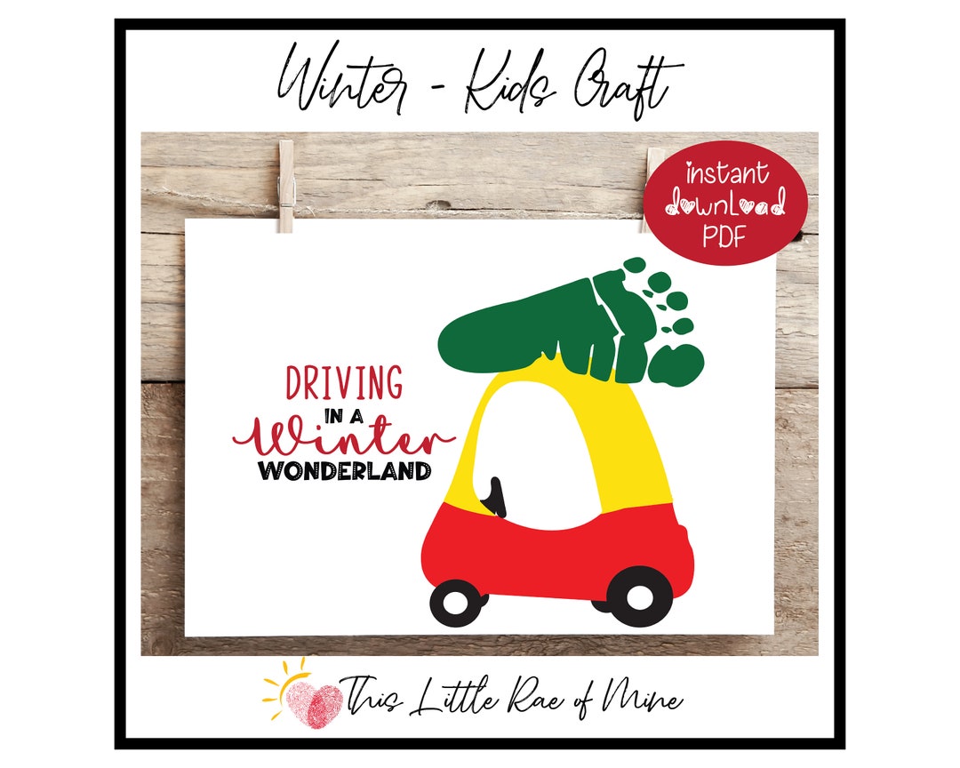 Driving in a Winter Wonderland - Footprint - Tree - Christmas - Car ...