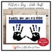 Juneteenth Independence Day Handprint Art Printable Keepsake DIY Kid ...
