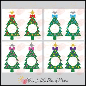 Christmas Tree - Photo - Ornament - Keepsake - Printable for Kids - DIY ...