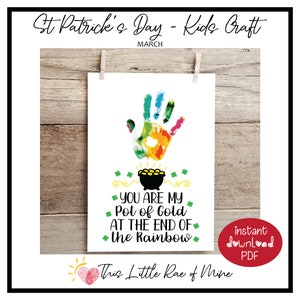 You're My Pot of Gold - Rainbow - St. Patrick's Day Printable ...
