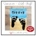 Stepping Into Summer - Beach - Sand - Footprint - Handprint Art ...
