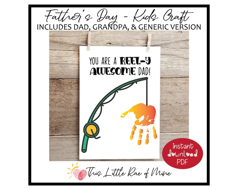 Reel-y Awesome Dad Grandpa Fishing Father's Day - Etsy